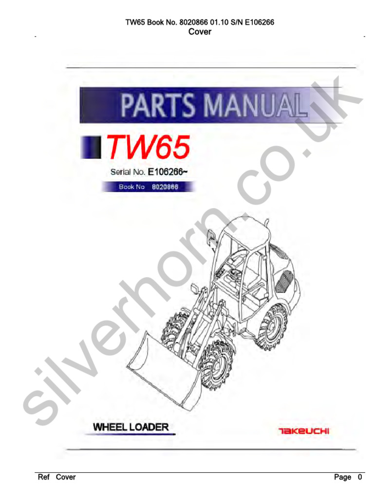 TW65 Hydraulic Parts Catalog 01.10 | PDF | Screw | Land Vehicles