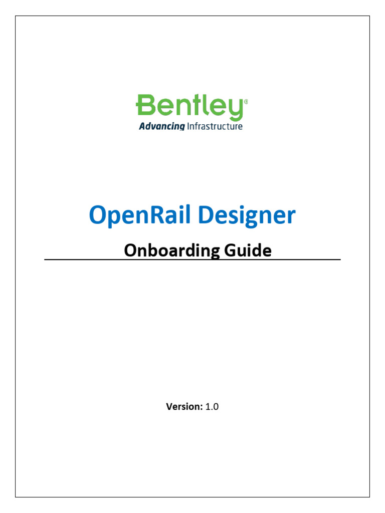 OpenRail Designer Onboarding Guide | PDF | 3 D Computer Graphics ...