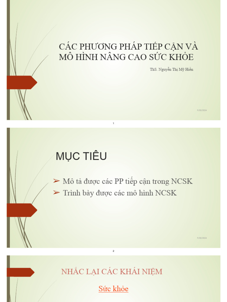 PPTC & Mô Hình NCSK - 2023 | PDF