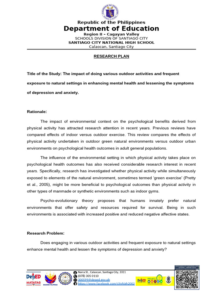 research | PDF | Mental Health | Major Depressive Disorder