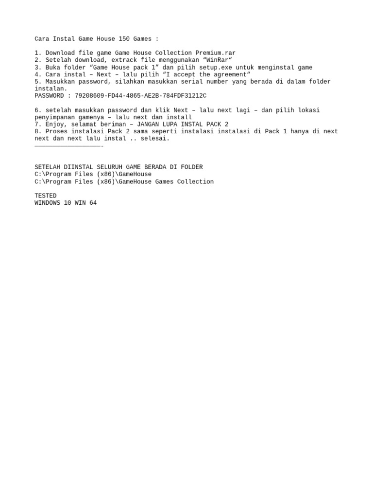 Panduan Cara Instal | PDF