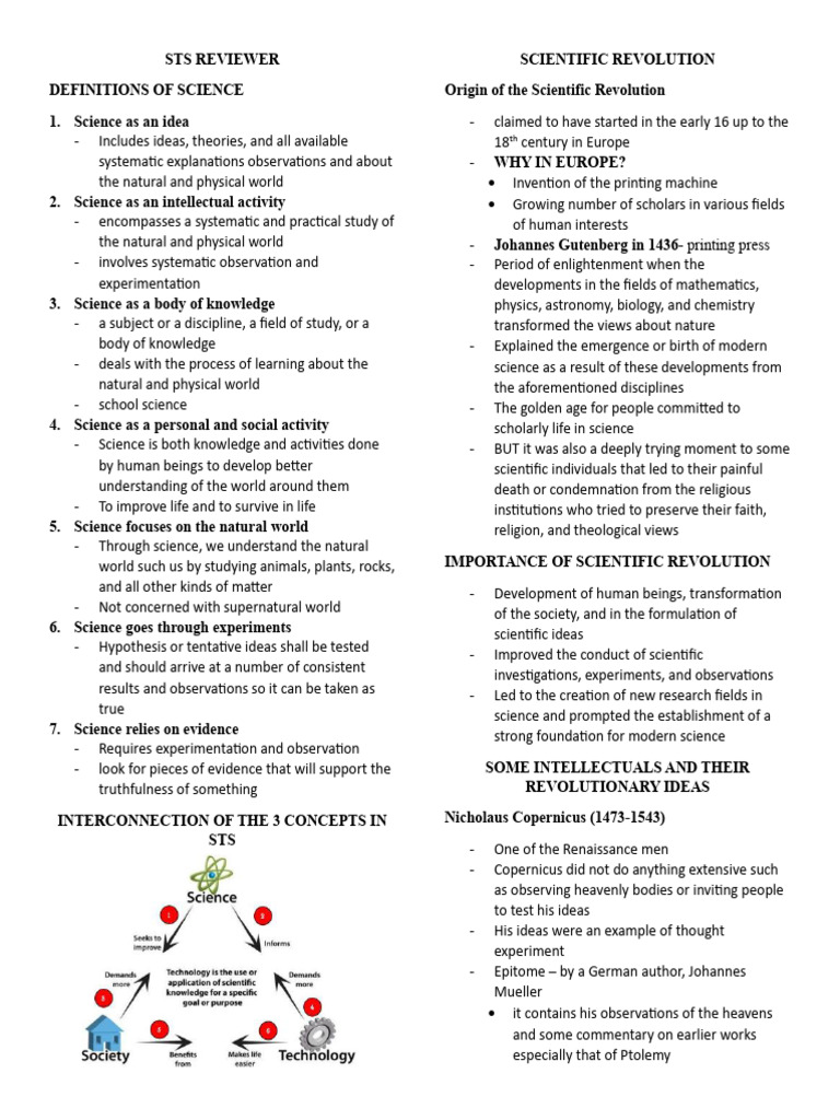 Sts Reviewer | PDF | Science | Hypothesis