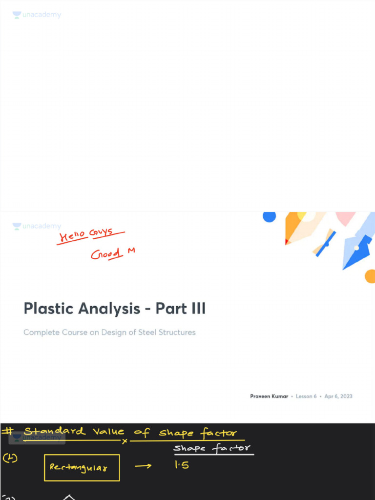 Plastic Analysis - Part III With Anno 1729343597610 | PDF