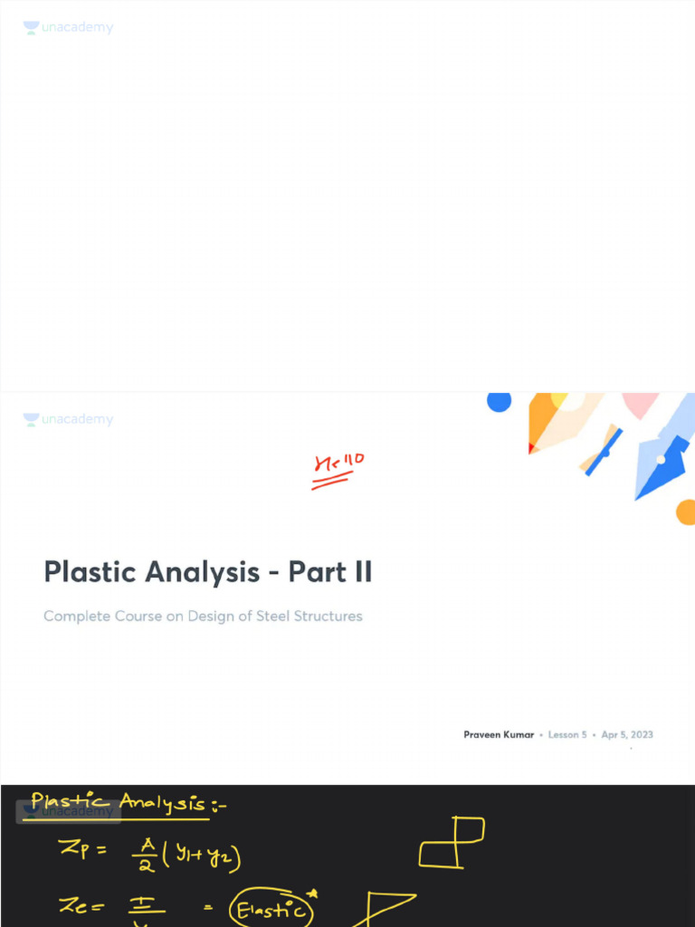 Plastic Analysis - Part II With Anno 1729343540457 | PDF