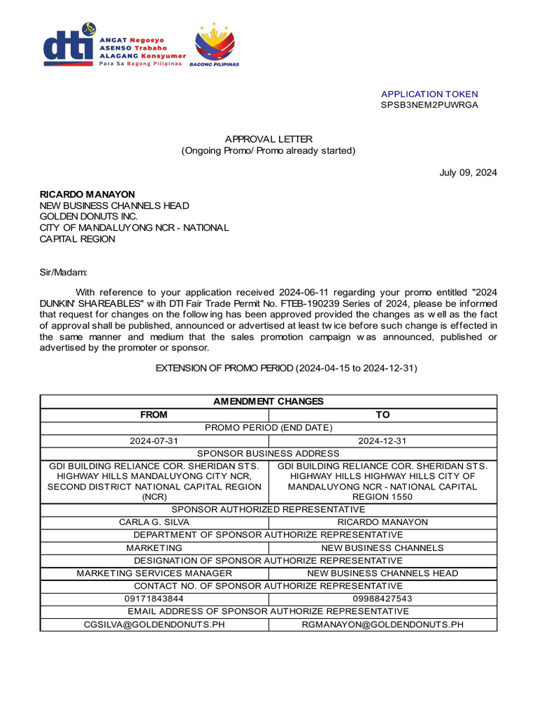 Dti Permit The 2024 Shareables Extension | PDF | Government