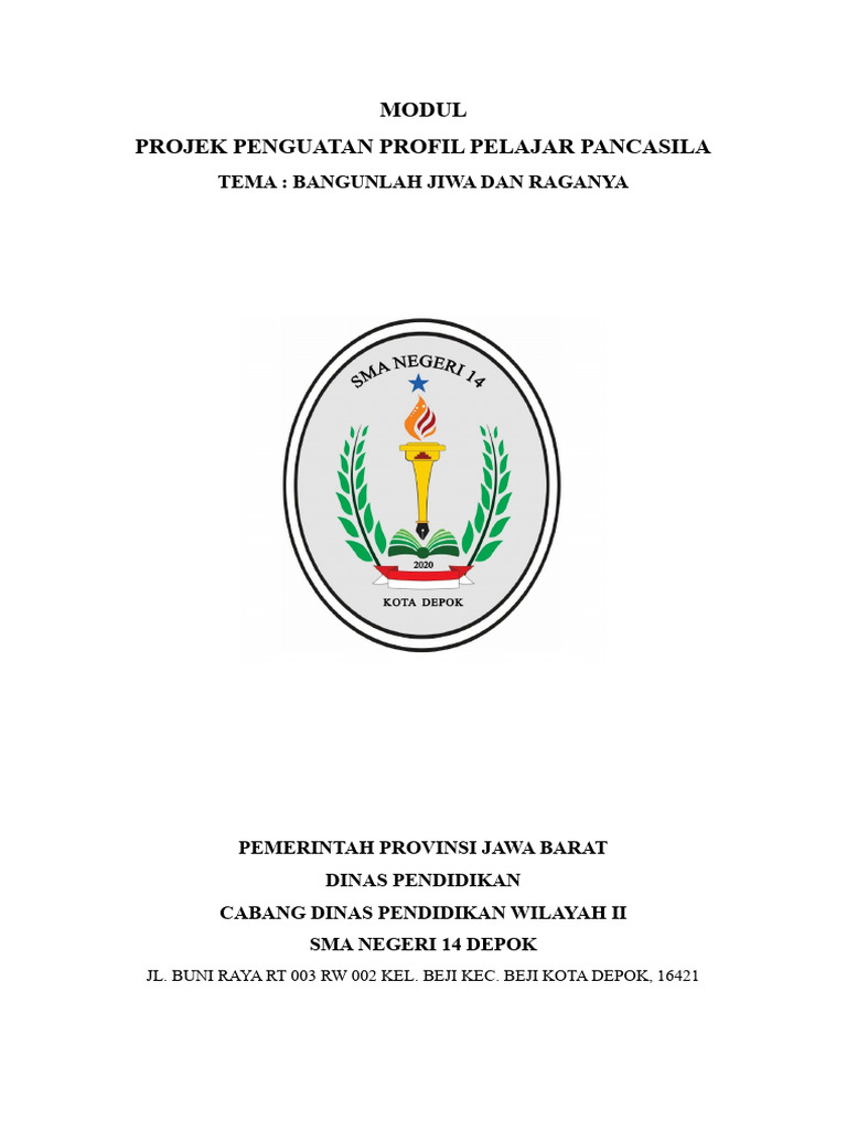 Modul Tema 1 Bangunlah Jiwa Dan Raganya | PDF