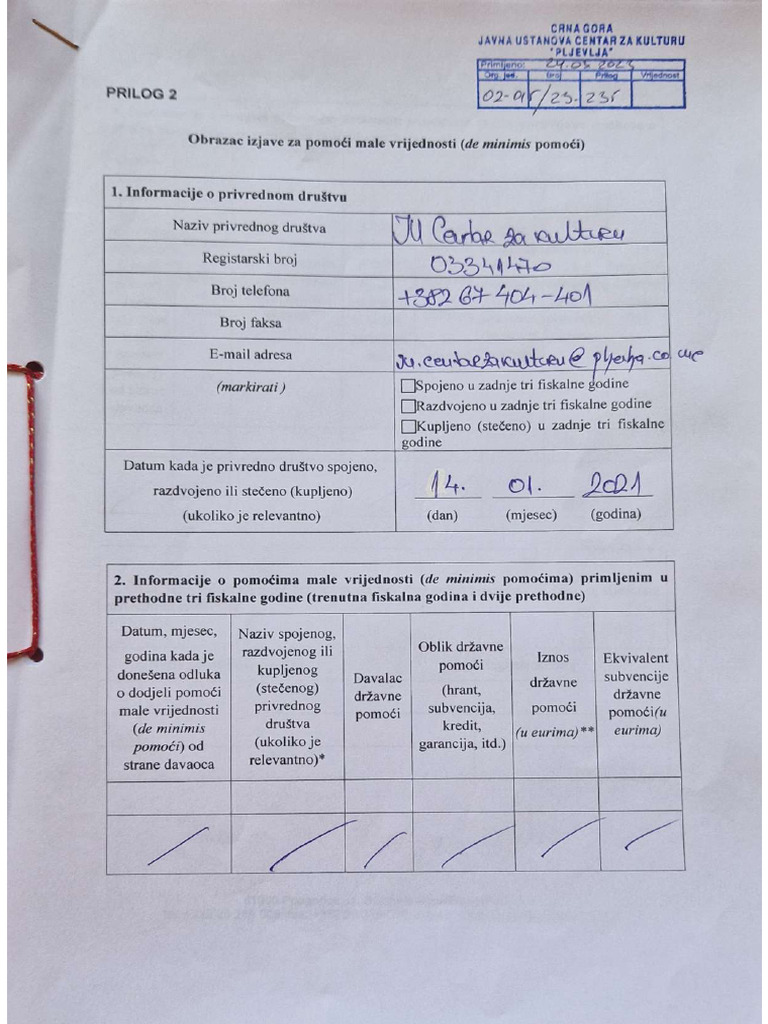 Prilog 2 ovjeren | PDF