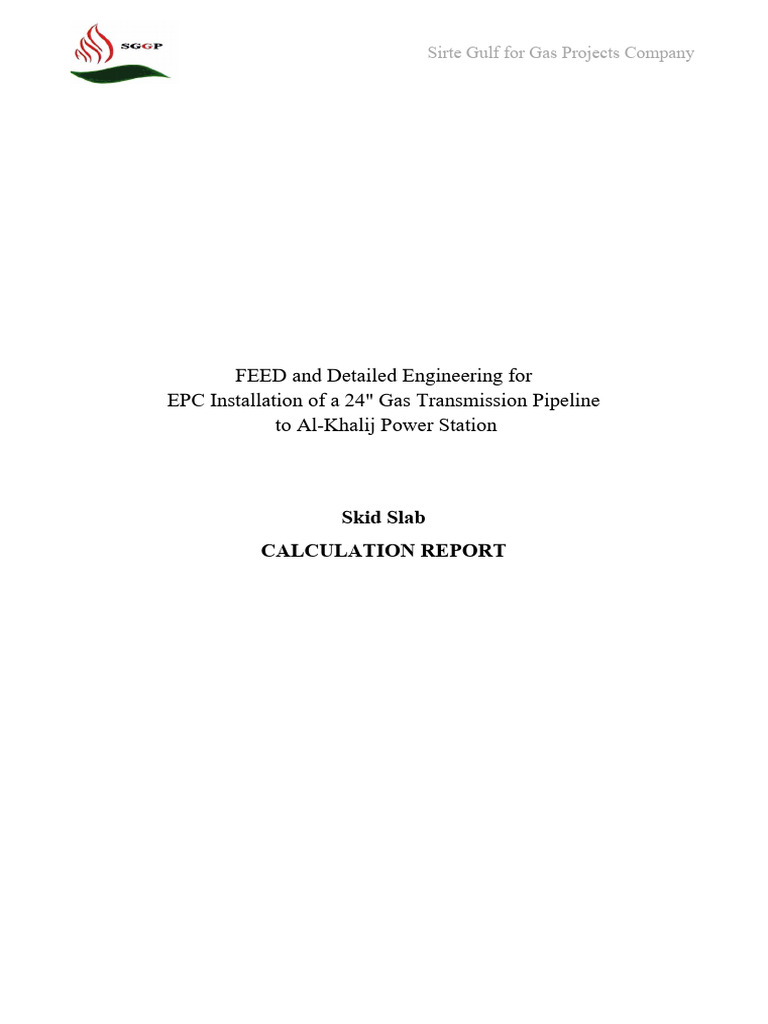 Skid Slap Calculation Report | PDF | Civil Engineering | Mechanical ...