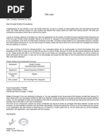Infosys 2025 Compensation Revision Letter | PDF | Salary | Employment ...
