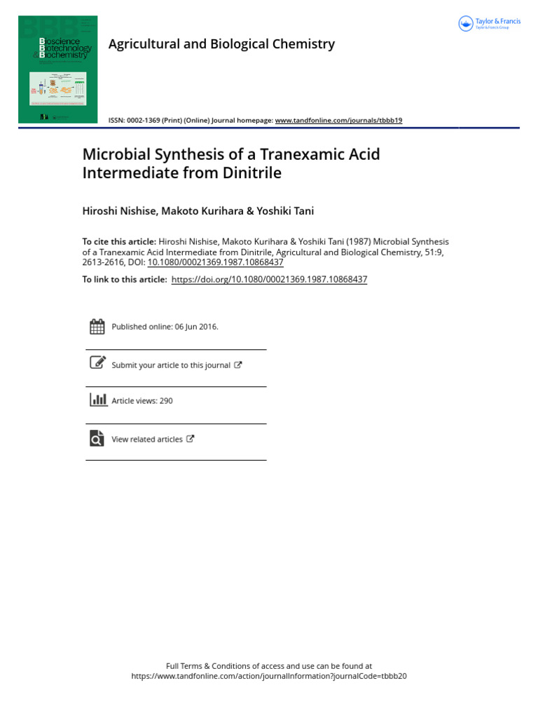 Dinitrile | PDF | Thin Layer Chromatography | Growth Medium