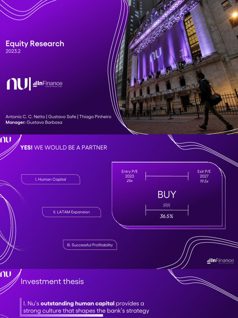 Nubank I Equity Research I Aster Capital & Pragma I InFinance 2023.2 I PPT (Final) | PDF | Banks ...