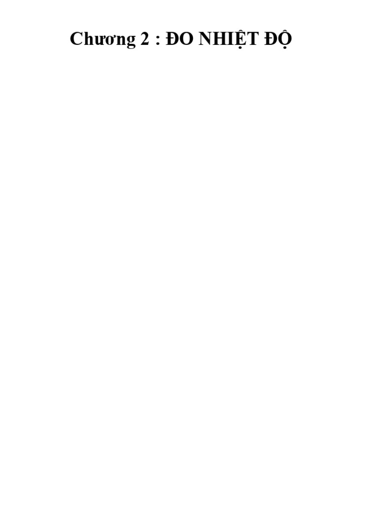 Chuong 3. Do Nhiet Do 2 | PDF