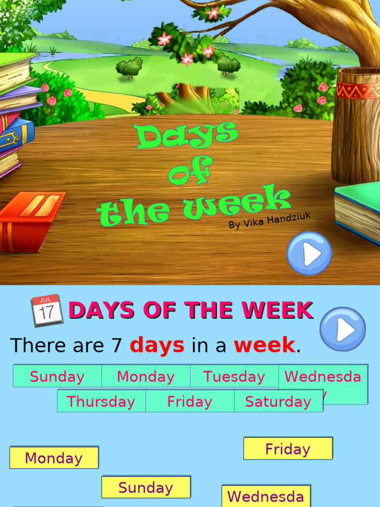 Days of the Week | PDF