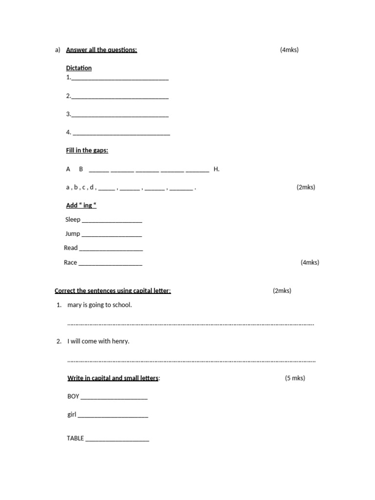 English Midterm Exam G1 | PDF