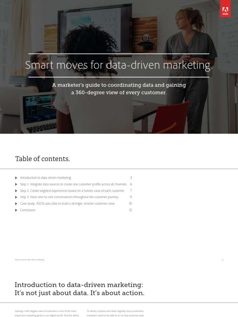 9662 - Adobe Data Driven Marketing Guide | PDF | Customer Experience ...