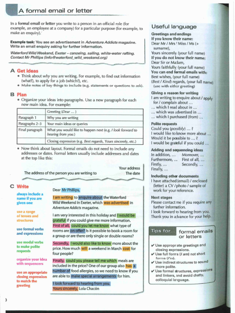 Formal Informal Email Pdf