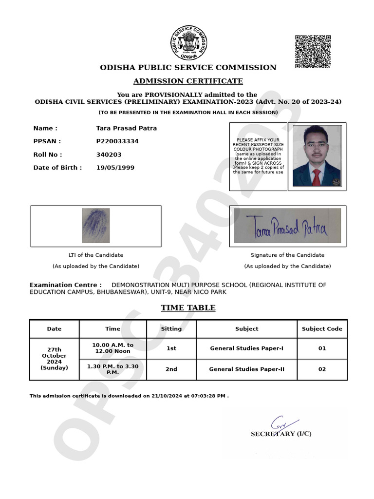 Tara Prasad Patra | PDF