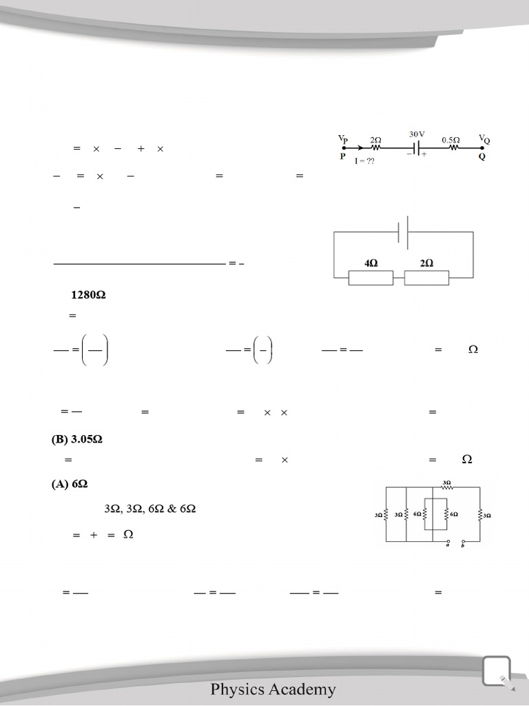Model Answer Exam (1B) (Till Multiple Batteries) | PDF | Series And ...
