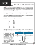 Metraflex Metraloop | PDF | Pipe (Fluid Conveyance) | Thermal Expansion