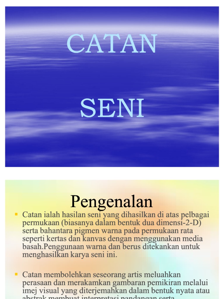 Catan Seni | PDF | Klasik