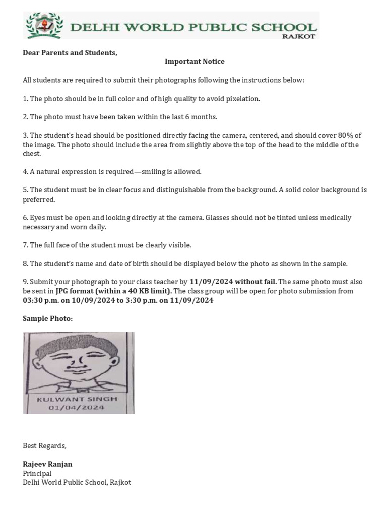 Important Notice For LOC | PDF