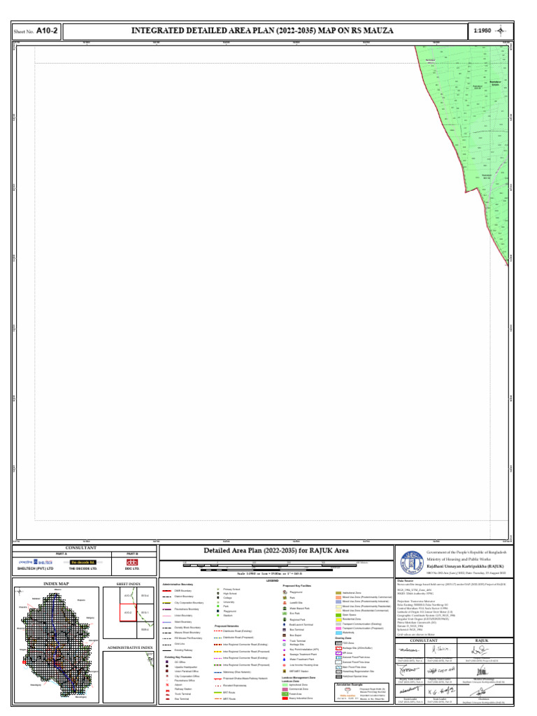 Detailed Area Plan 2022-2035 Map | PDF