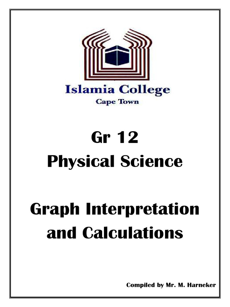 Gr 12 Science: Graph Skills Guide | PDF | Variable (Mathematics ...