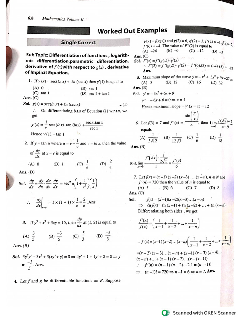 Method of Diff | PDF