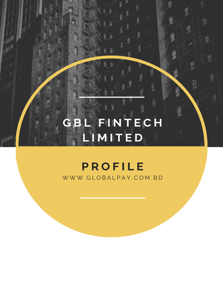 GBL Fintech Company Profile | PDF | Information Technology | Computing