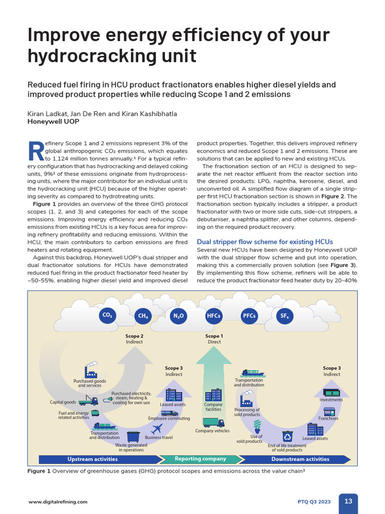 Hydrocracker article | PDF | Cracking (Chemistry) | Oil Refinery