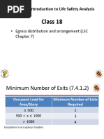 IBC Exit Separation and Travel Distances | PDF | Stairs | Door