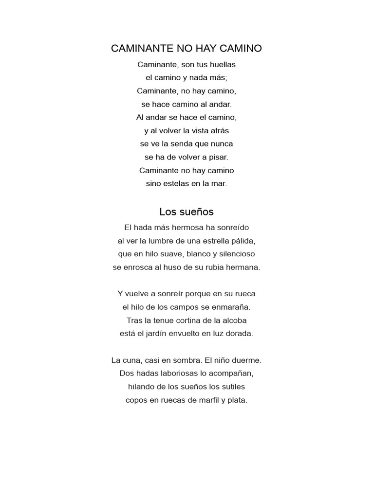 Caminante No Hay Camino | PDF