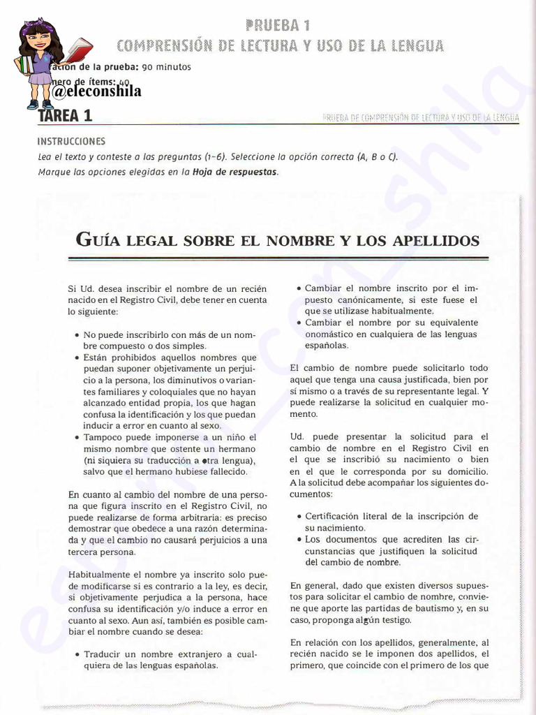 Comprensión de Lectura C1 Tareas 1, 2, 3 | PDF