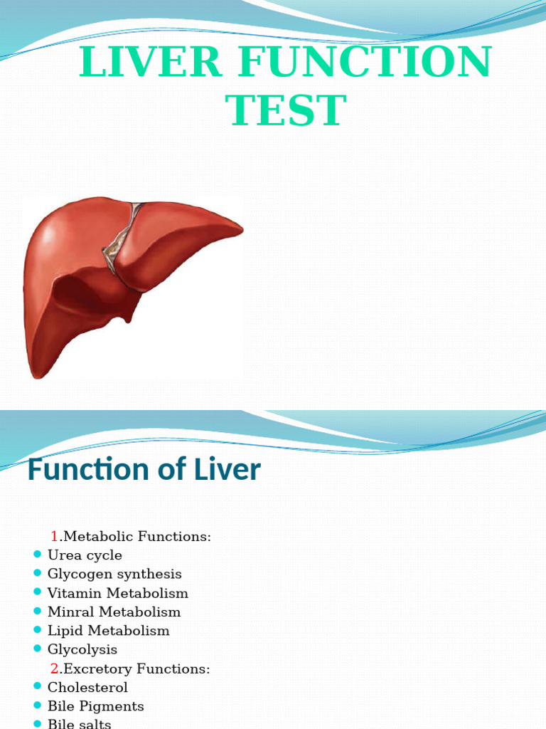 Comprehensive Guide to Liver Function Tests | PDF | Alanine ...