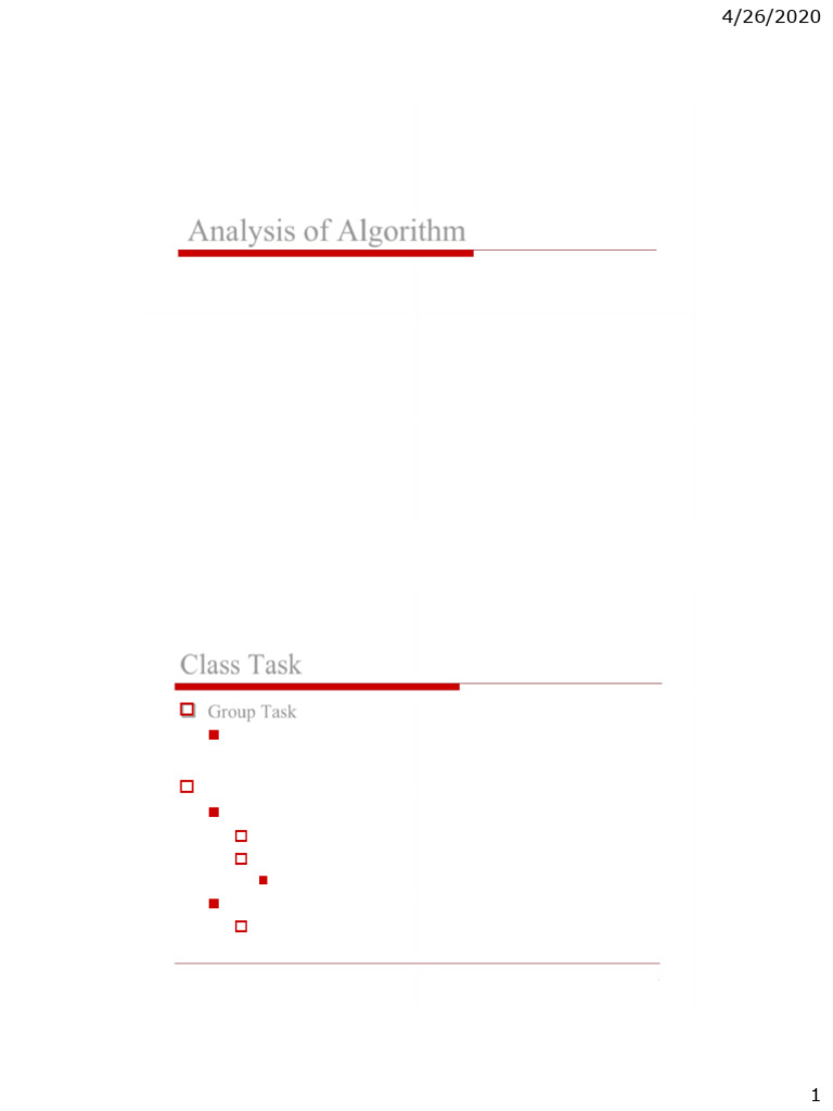 Chapter # 3 Asymptotic Analysis | PDF | Time Complexity | Logarithm