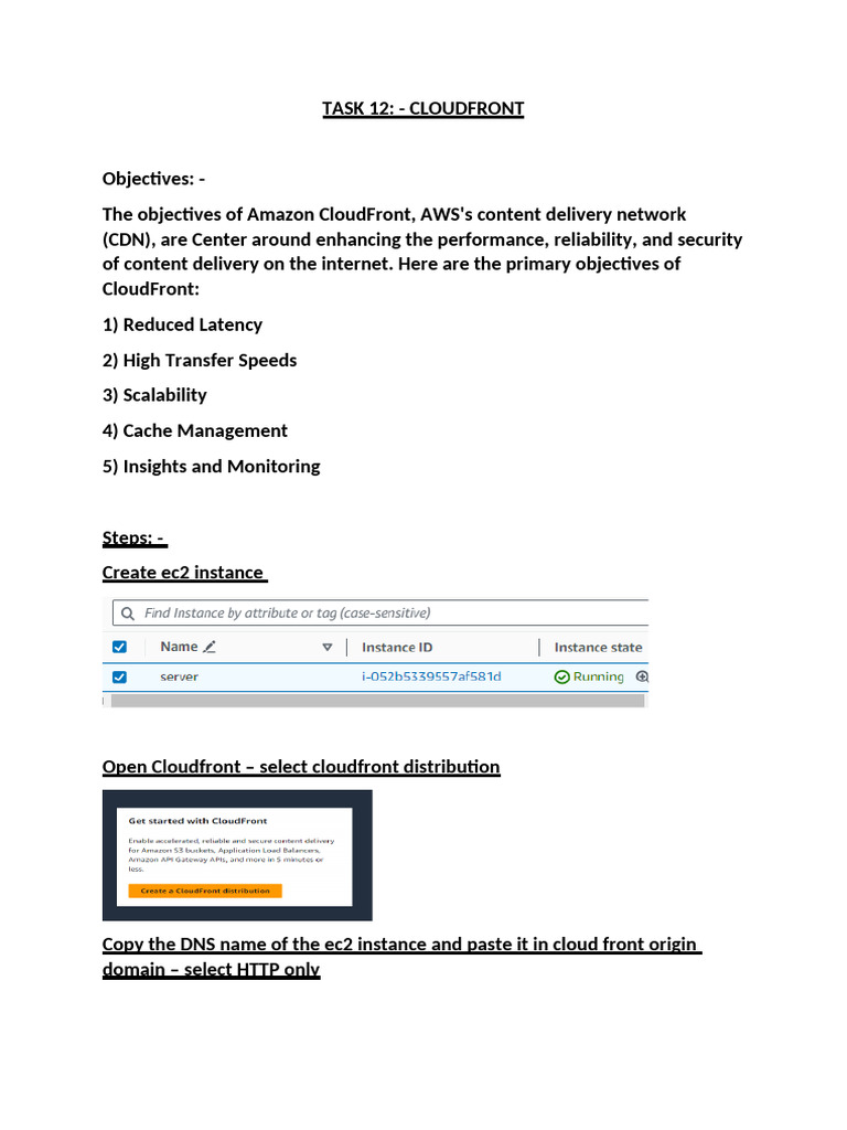 Task 12 (Cloudfront) | PDF