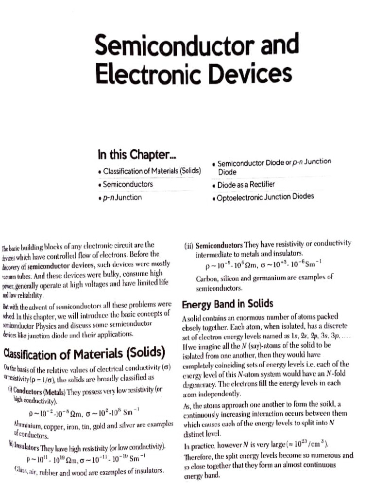 Semiconductor and Electronic Devices Imp Qsns | PDF | P–N Junction ...