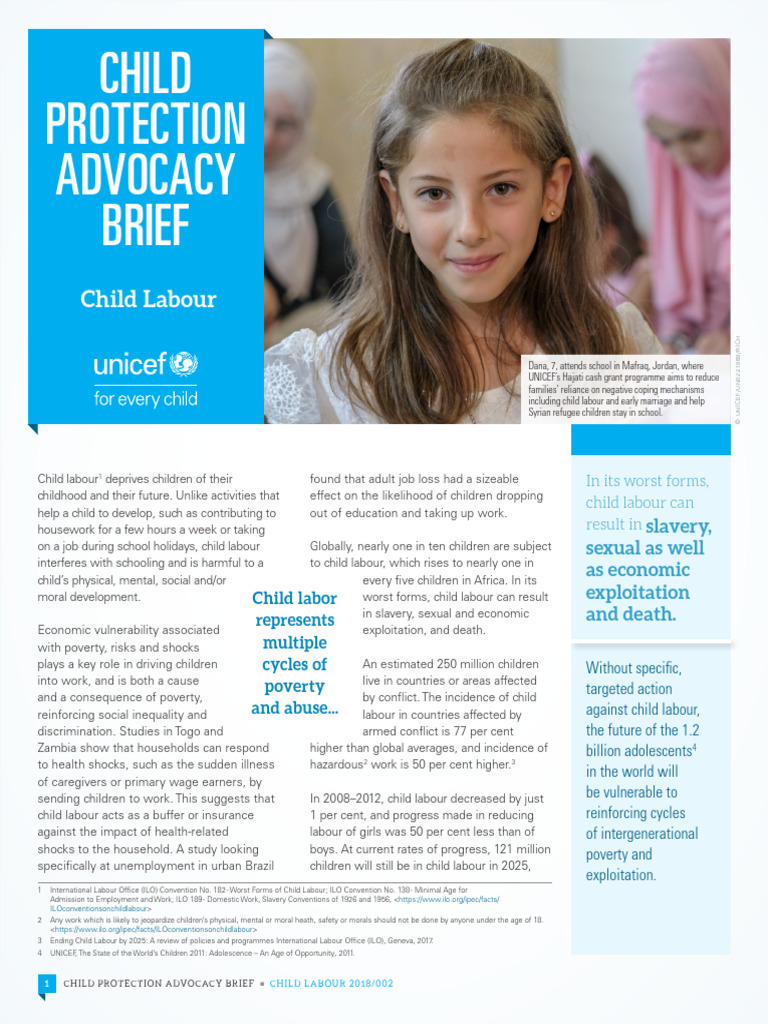 Child Protection Advocacy Child Labour 2018 | PDF | Child Labour ...