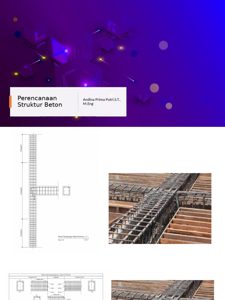 Preliminary Pelat Balok Kolom - Andina | PDF