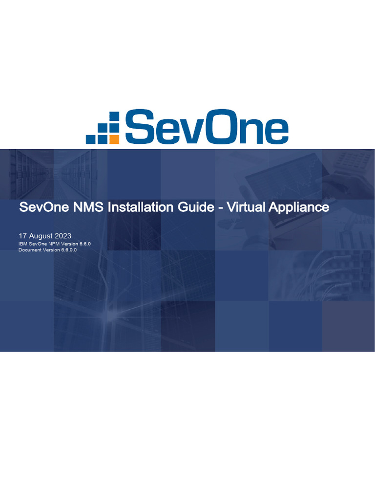 SevOne NMS Installation Guide Virtual Appliance | PDF | Central Processing Unit | Open Stack