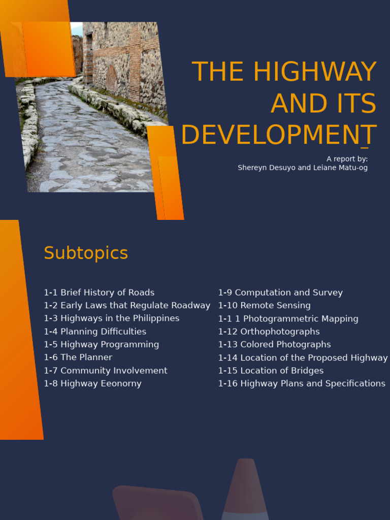 Highway and Its Development | PDF | Road | Specification (Technical ...