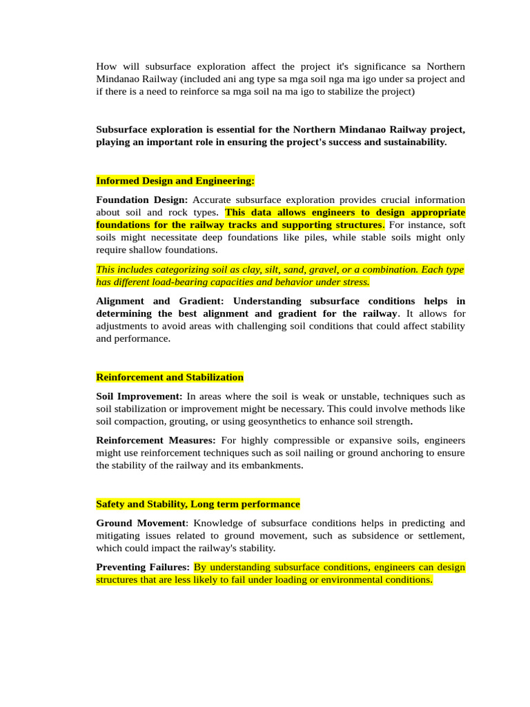Foundation Report | PDF | Deep Foundation | Soil