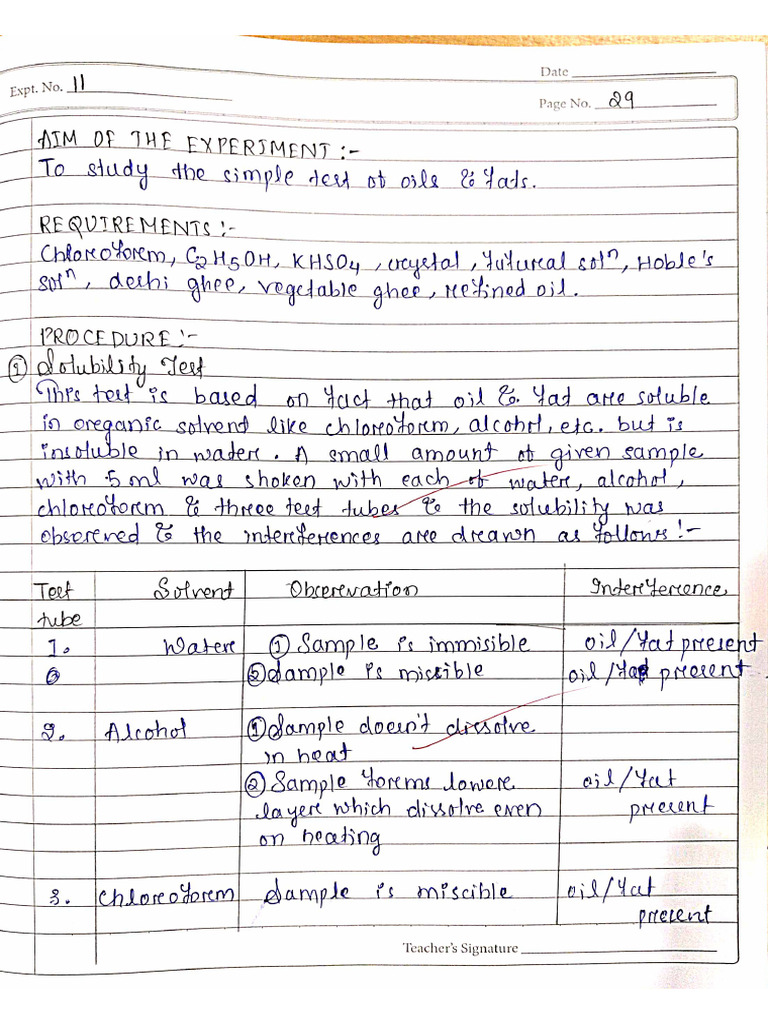 Chem Experiment 11 | PDF