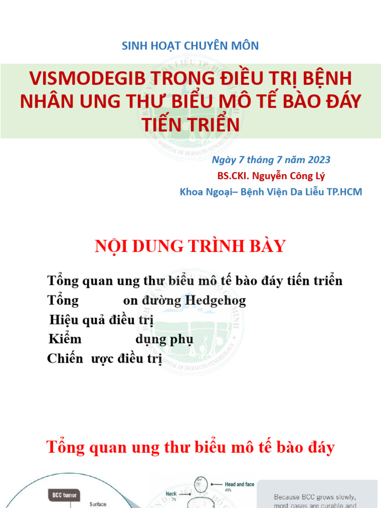 Vismodegib Bs Cong Ly | PDF