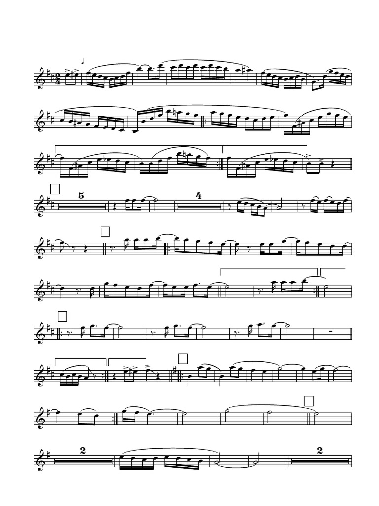 Forró Das Antigas Nº1 Sax Tenor | PDF