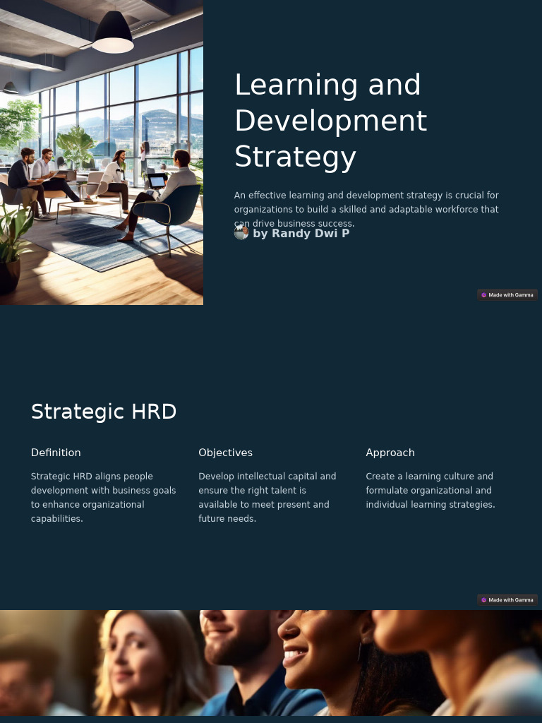 3. PPT Learning and Development Strategy | PDF | Learning | Empowerment