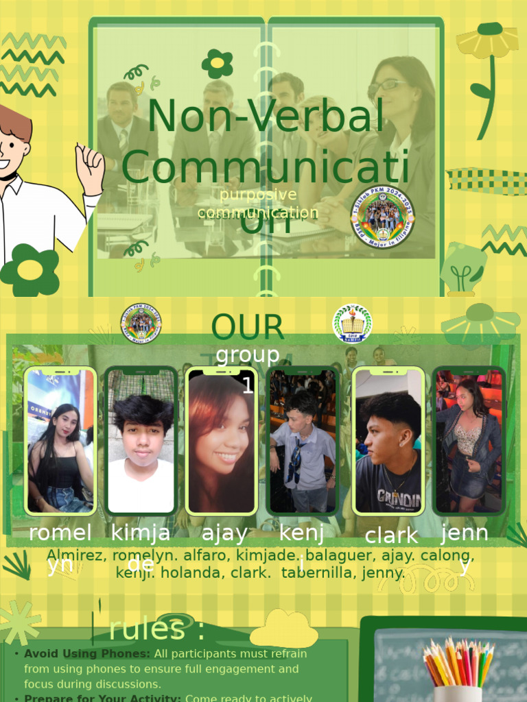 Group 1 Purposive Com 1 c | PDF | Nonverbal Communication | Communication