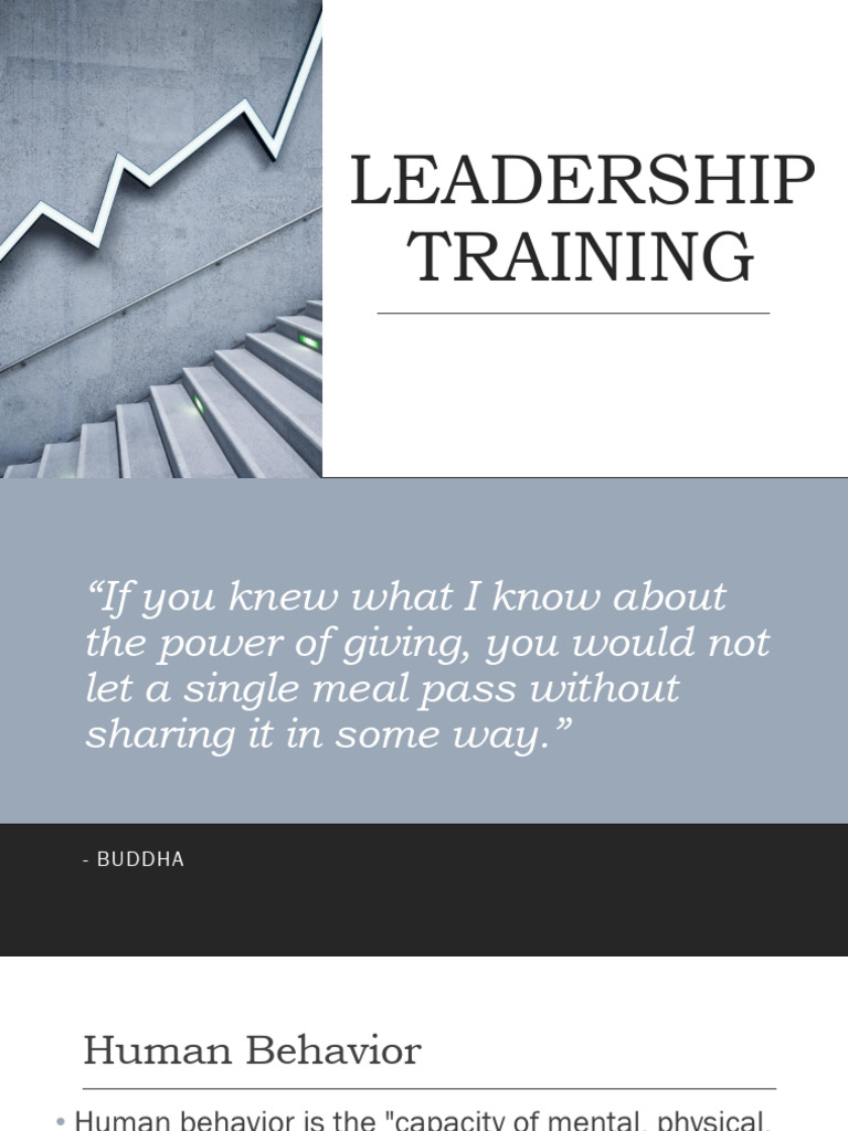 Chapter 4 Leadership Training | PDF | Transformational Leadership ...