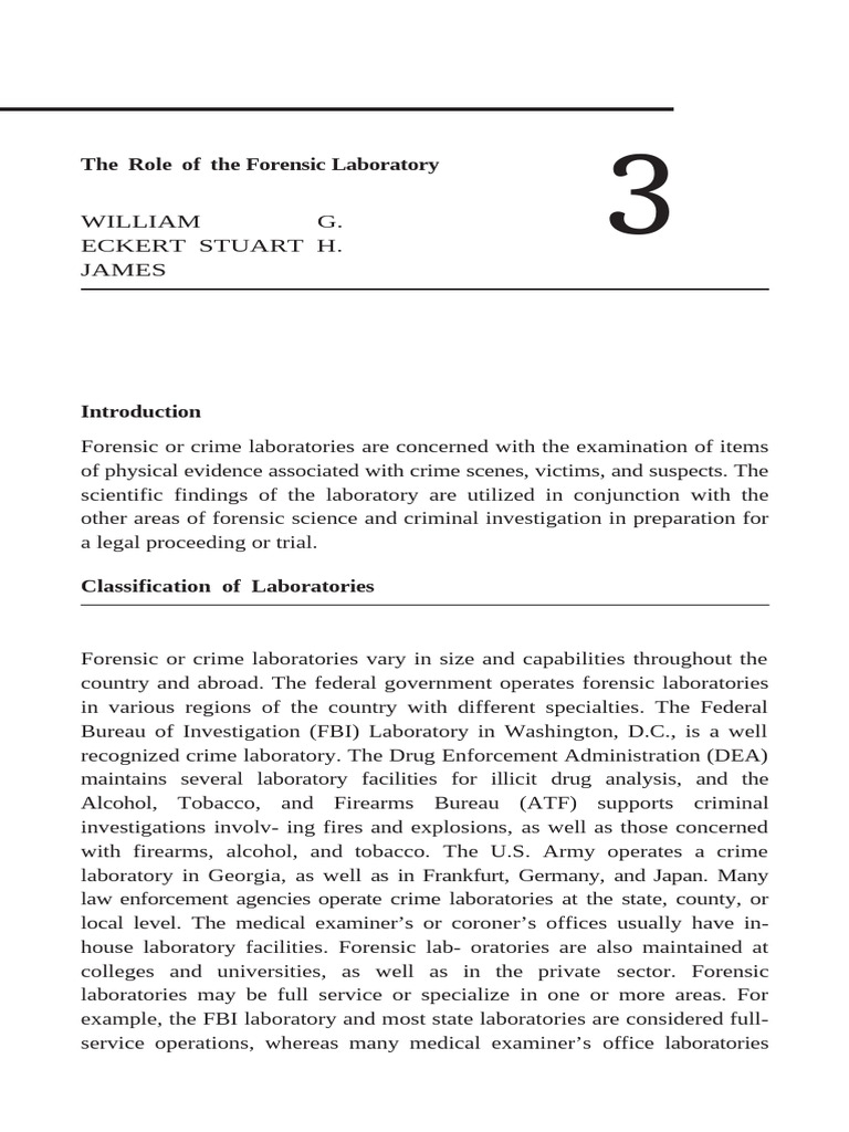 Forensic science - module 4-Forensic Laboratory | PDF | Gas ...