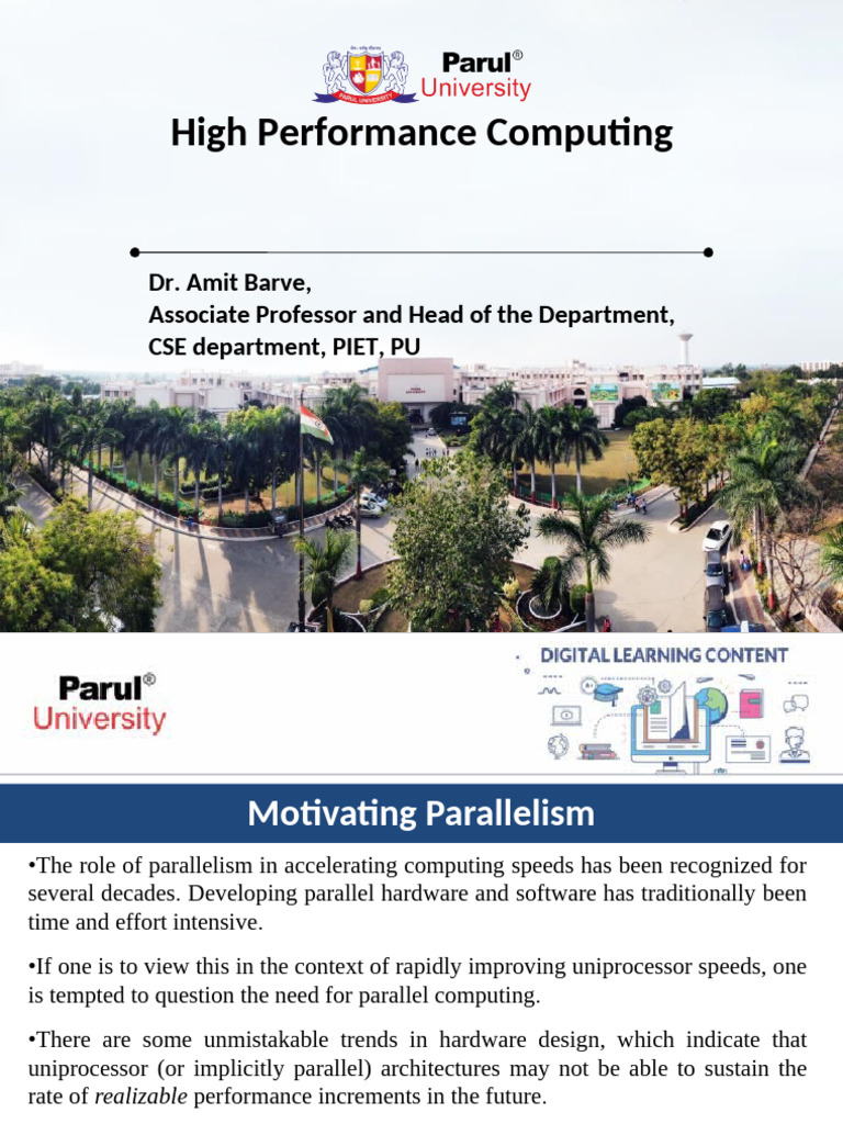 Unit 1_Part_2 | PDF | Parallel Computing | Computer Engineering
